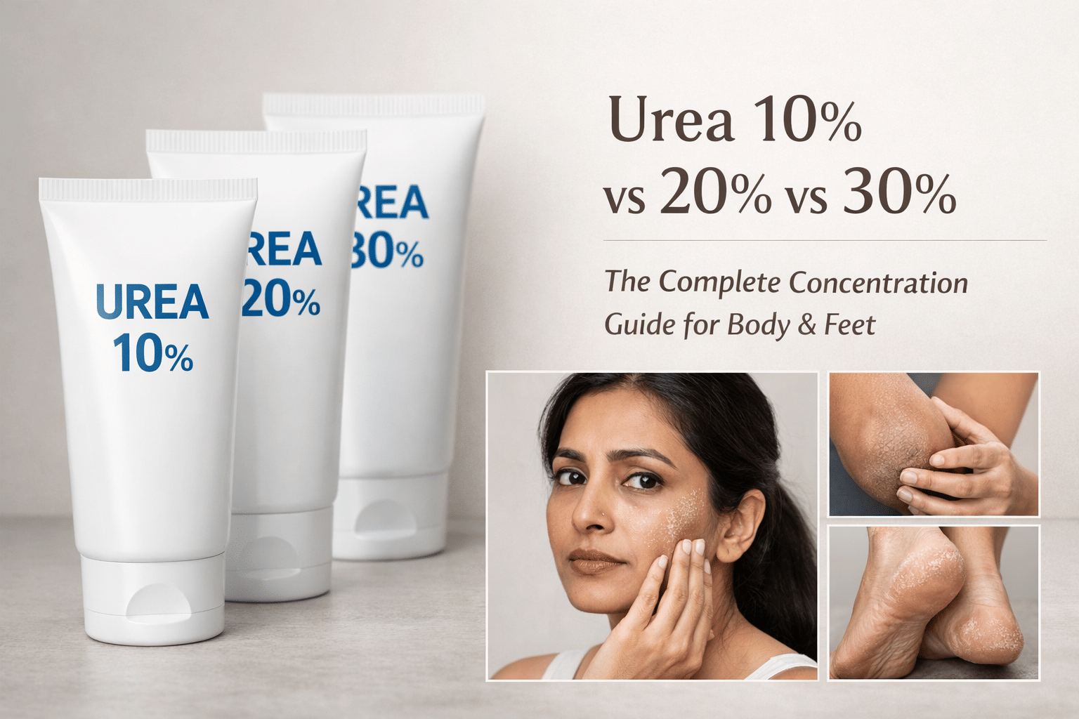 Urea 10% vs 20% vs 30%: Complete Concentration Guide